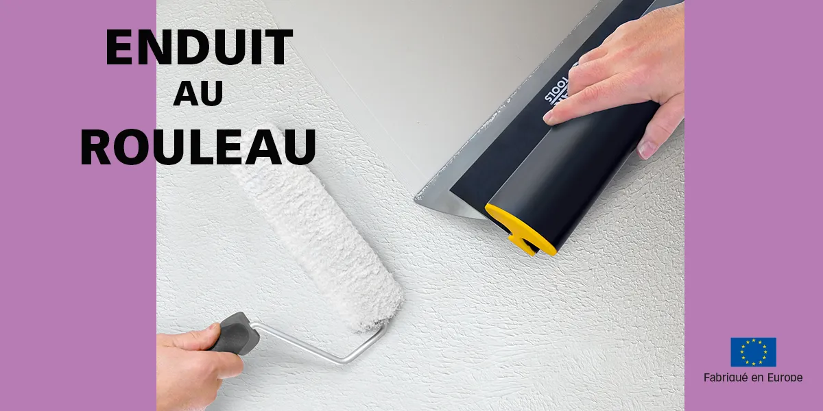 Enduit au rouleau : des murs lisses en un clin d'œil